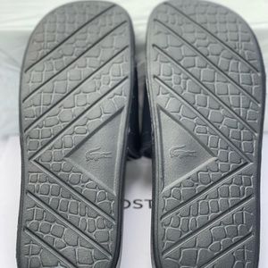 Lacoste | Shoes | Lacoste Mens Croc Slides Black | Poshmark